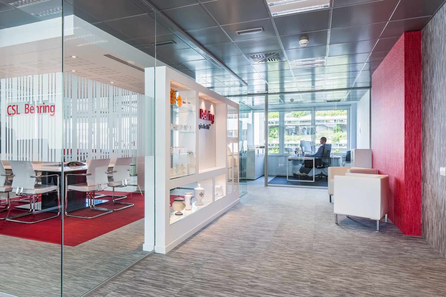 Diseño de Oficinas para CSL Behring - Espacios aine